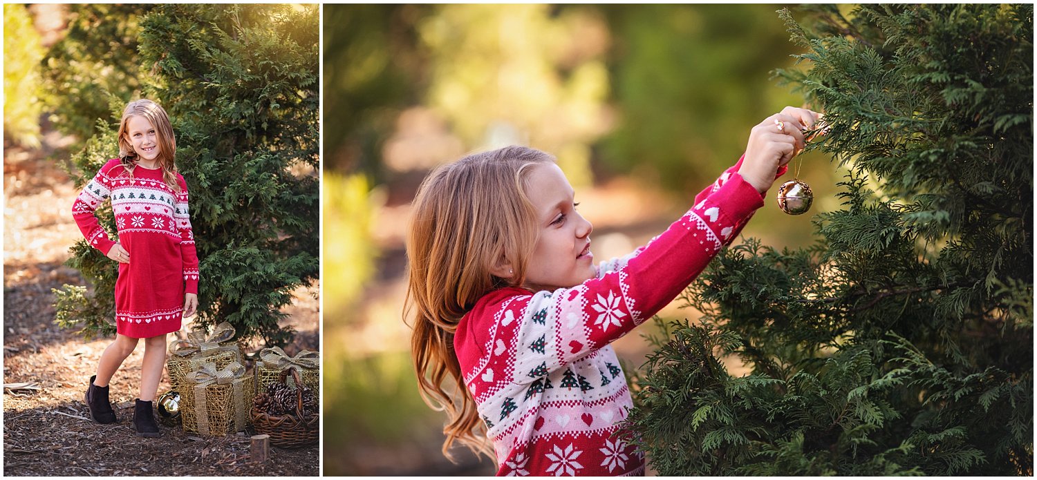 Thousand Oaks Christmas Tree Mini Sessions - A Pocket of Time Photography